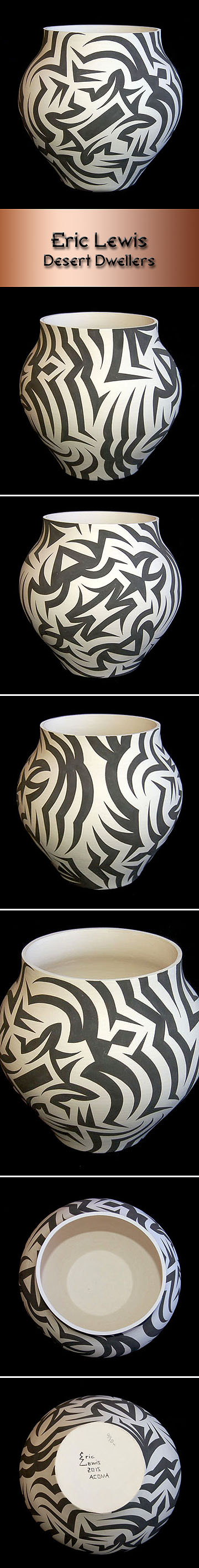 Pueblo Pottery by Eric Lewis - Desert Dwellers